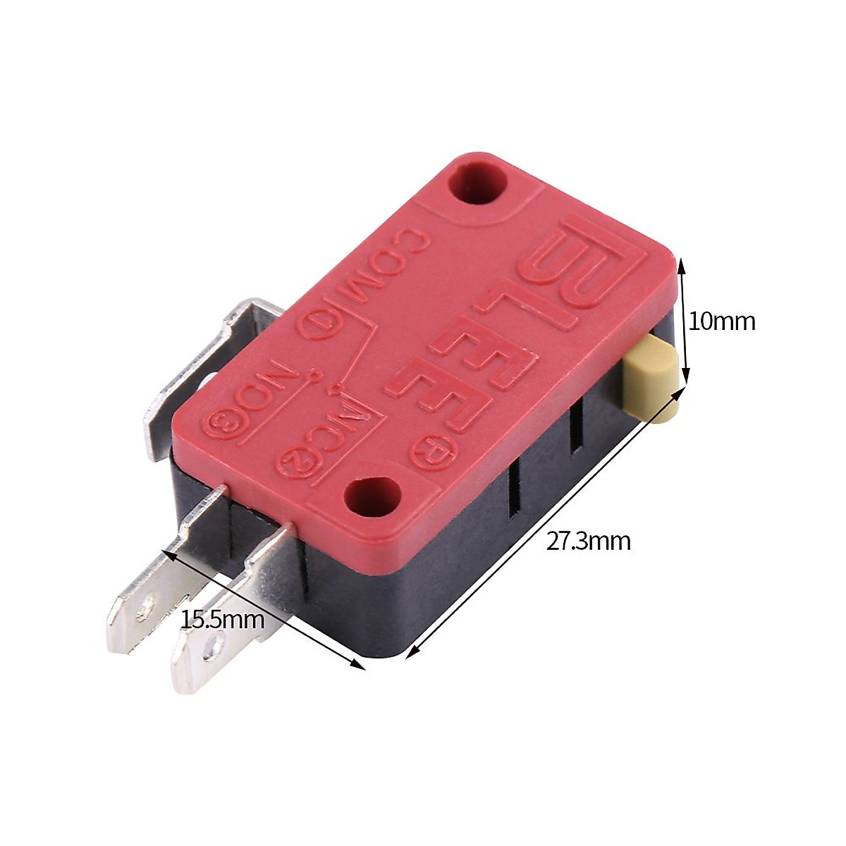 Walfront 3 Pins Push Button Micro Switch Replacement for Arcade Game,10Pcs Red, Collection