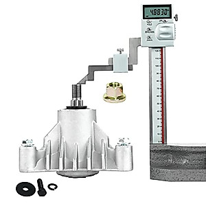 G.Times Spindle Assembly Replaces 143651 532143651 137553 137152 532-143651 Oregon 82-510 with Mounting Bolt and Blade Bolt Holes Tapped for Easier Install