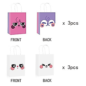 12Pcs Anime Cosplay Party Bag,Cute Anime Party Decorations Supplies Gift for Anime Fans