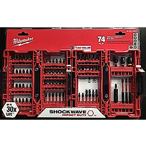 Milwaukee Shockwave Impact Driver Bit Set (74 Piece) 48-32-4062