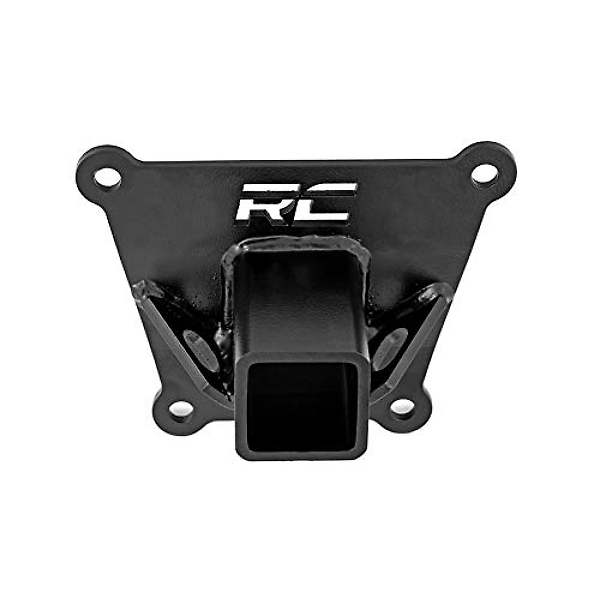 Rough Country 2" UTV Receiver Hitch Plate for 19-22 Polaris RZR Turbo S - 93062,Black