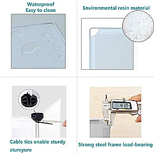 Hamster Playpen Plastic, Rabbit Fence Indoor Small Animal Cage Exercise Pen Transparent Playpen for Puppy Guinea Pigs Bunny Chinchilla Gerbils Hedgehogs Rats (12 Panels/Size:13.78 X 13.78 inches)