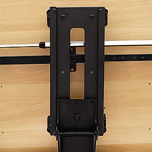 VIVO Steel Dual Spacer Brackets for Under Desk Keyboard and Mouse Slider Tray, Height Track Spacer Mount Fitting Desk Frames up to 3.2 inches, Brackets Only, MOUNT-SPACER01