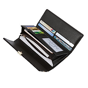 BAYSTORY Baystory Corgi Women Big Spender Clutch Travel Organizer Large Travel Purse Perfect Carry-All Money Manager Tri-fold