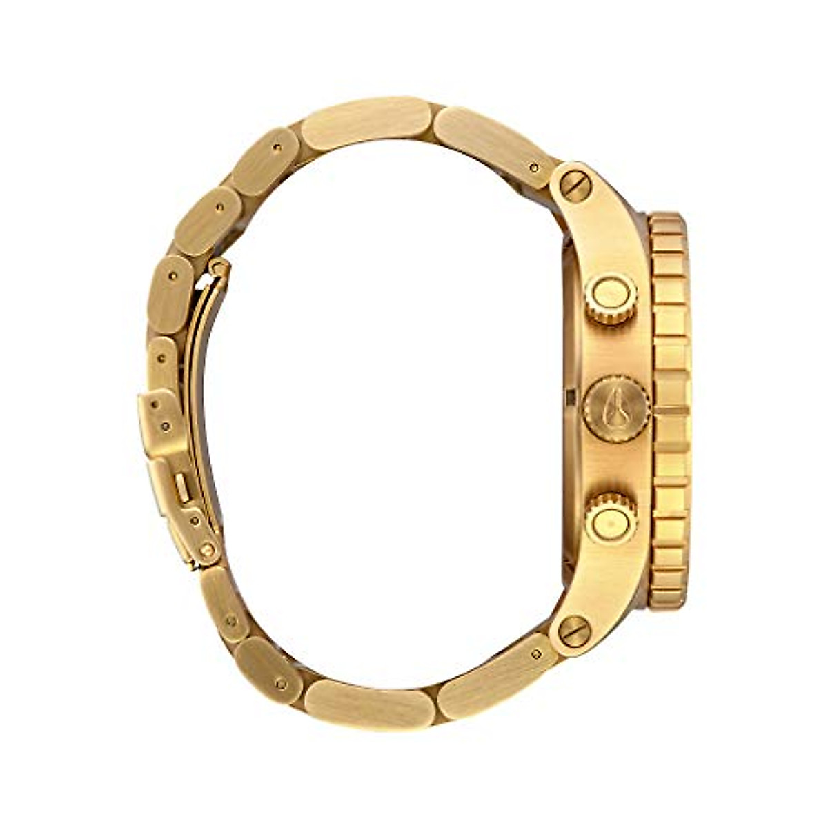 NIXON 51-30 Chrono A083 - All Gold/Black - 300m Water Resistant Men's Analog Fashion Watch (51mm Watch Face, 25mm Stainless Steel Band)