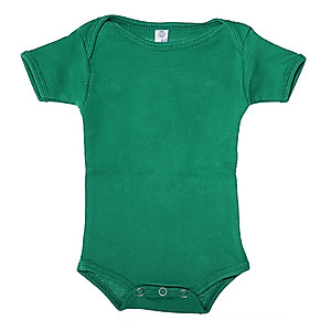 Mato & Hash Unisex Baby Cotton Infant Baby Toddler One Piece Lap Shoulder Jumpsuit - Jade CA165 12-18
