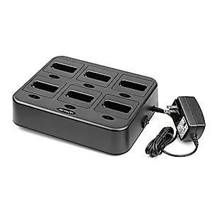 Retevis RT22 Six-Way Charger Multi Unit Charger Compatible with Retevis RT22 RT22S RB19 RB19P Walkie Talkie (1 Pack)