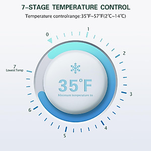 JINJUNYE Beverage Refrigerator Cooler, 128 Can 3.2Cu.ft Mini Fridge, Small Refrigerator Glass Door for Beer Drinks Soda Wine, Beverage Fridge with Adjustable Removable Shelves for Home Office Bar