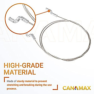 Canamax Premium 117-9145 Clutch Drive Cable - Compatible with Toro Power Clear Snowthrower - Replaces 1179145