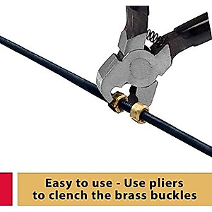 KESHES Bow string Nocking Points – Bowstring Nock Point Archery accessories, Brass Nocks for Recurve and compound Bow (Pack of 6)