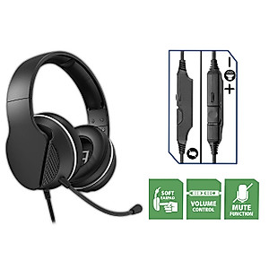 Subsonic - Black Gaming Headset with Microphone for Xbox X Series - Xbox X Series Gaming Accessory (Xbox Series X)