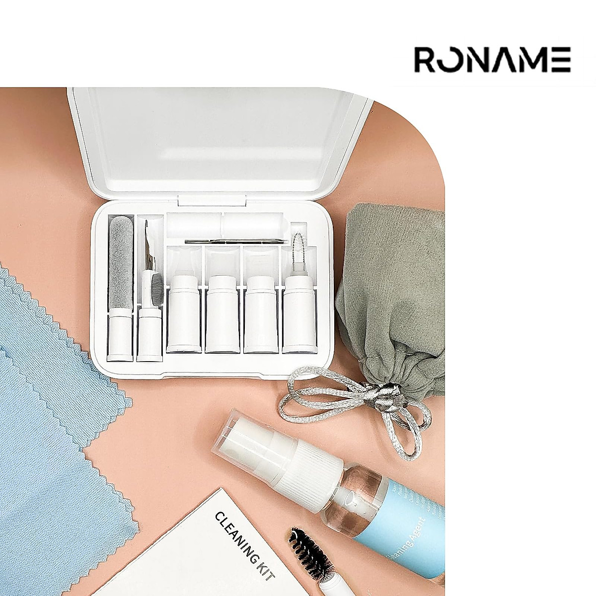 iPhone Cleaner Kit, Multi-Function Cleaning Repair Kit with Soft Brush for Airpod, Cleaner Kit for Phone Charging Port & Speaker, Charger Cables, Headphones, Watch, iPhone, iPad, Camera