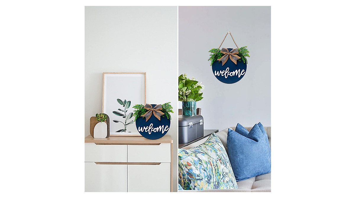 Charming Farmhouse Welcome Sign for Your Front Door