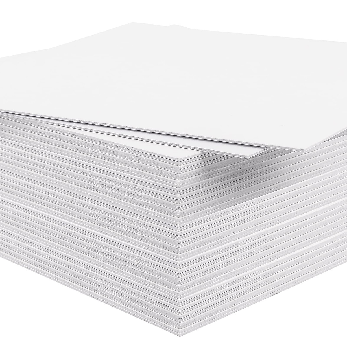 Mat Board Center, Pack of 50 11x14 White Uncut Mat Boards Backing Boards, 4-Ply Thickness, Great for Pictures, Frames, Crafts, Prints