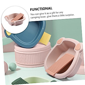 FONDOTIN 1 Set Wash Basin Mano Ropa Kitchen Board Home Hand Wash Clothes Basin Para Tools Mini Washing Basin for Clothing Lavadero Lavar Small Dormitory Laundry Basin Handwash Pink Pp