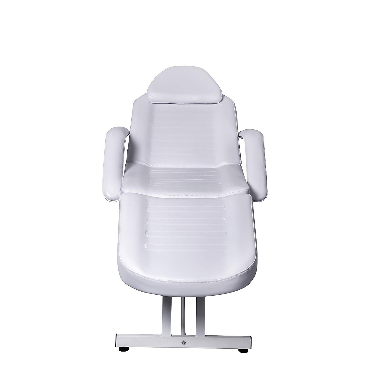 Salon Style White Leather Cover Beauty Professional Facial Tabel Bed Chair Massaging Tables for Barber Face Beauty Updated Facial Beds and Tattoo Chairs with Stool