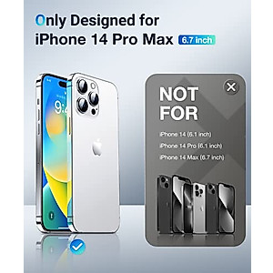 Simtect Designed for iPhone 14 Pro Max Case with Sliding Camera Cover, Shockproof & Military-Grade Protective Silicone Phone Case for iPhone 14 Pro Max 6.7 inch - Black