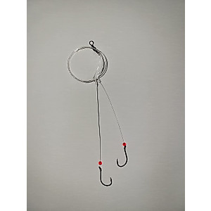 High Low rig High Carbon Steel Octopus 4/0 Hooks Berkley 60lb Surf or Deep Drop Salt Water hi Low rigs Boat hi lo rigs Made in USA