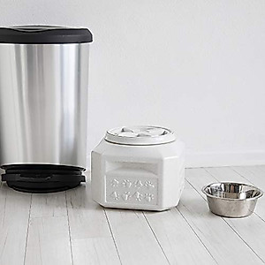 Gamma2 Vittles Vault Dog Food Storage Container with Airtight Lid, holds up to 10-15 Pounds of Dry Pet Food, Cat Kibble and Bird Feed, BPA Free, Made in USA