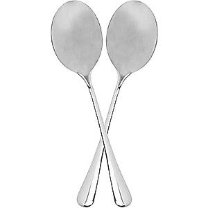Cornucopia Stainless Steel X-Large Serving Spoons (2-Pack), Serving Utensil, Buffet & Banquet Style Serving Spoons-(2 Spoons)