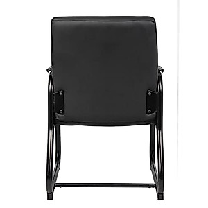 Boss Office Products Heavy Duty Caressoft Guest Chair in Black 350 lbs.