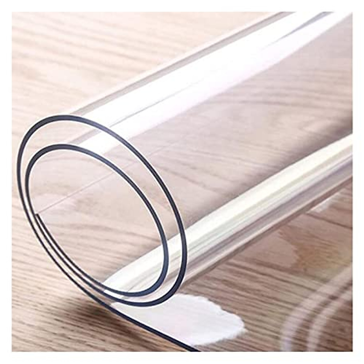 Clear PVC Desk Chair Mat PVC Sliding Wheel Chair Mat, Floor Protective Mat,Non-Slip Floor/Carpet Protector Mat Scratch Resistant Wear Resistant Indoor,1mm,100-160cm Wide, 100-350cm length for Office &