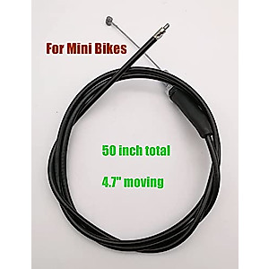 YAMAKATO 50 Inch Mini Bike Throttle Cable for Predator 212 CT200U Baja MB165 196cc MB200 200 cc Heat Warrior MOTOVOX MBX10 MBX11 GX160 GX200 Pit Dirt Bike Parts