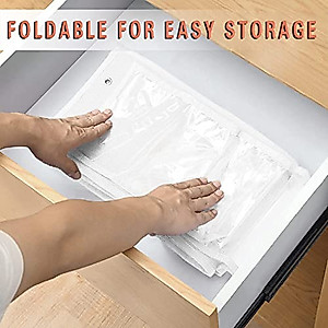 ZKDYNJ 2 Pack Leggings Storage Organizer, Hanging Legging Organizer for Closet, Clothes Portable Closets Roll Holder with 24 Pocket, Space Saver Closet Storage Organization