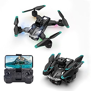Mini Aerial Photography Drone for Kids - Foldable Remote Control Quadcopter With 1080P HD FPV Camera - Drone Toys With Altitude Hold, Headless Mode And One Key Start, Gifts for