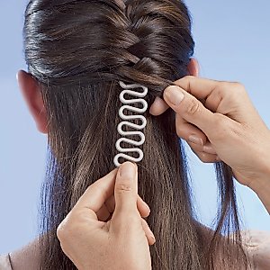 PULABO Simple and Sophisticated DesignFunny DIY Magic Hair French Braider Styler Care Braiding Styling Tool White