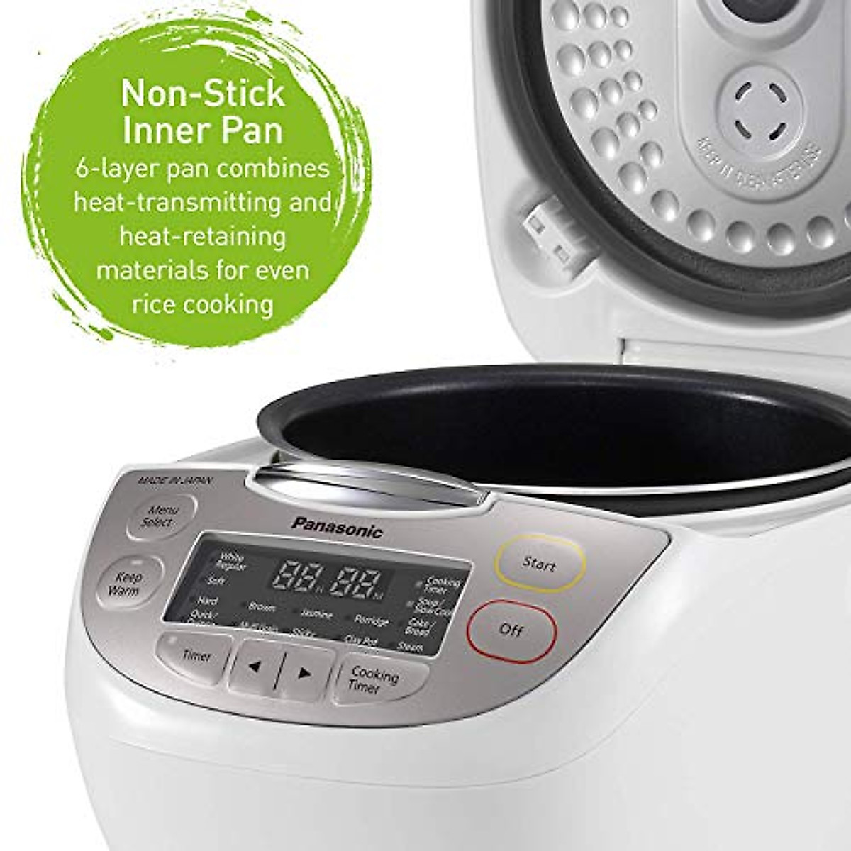 Panasonic SRJMY188 10 Cup Electronic Rice Cooker/Warmer, Champagne Gold