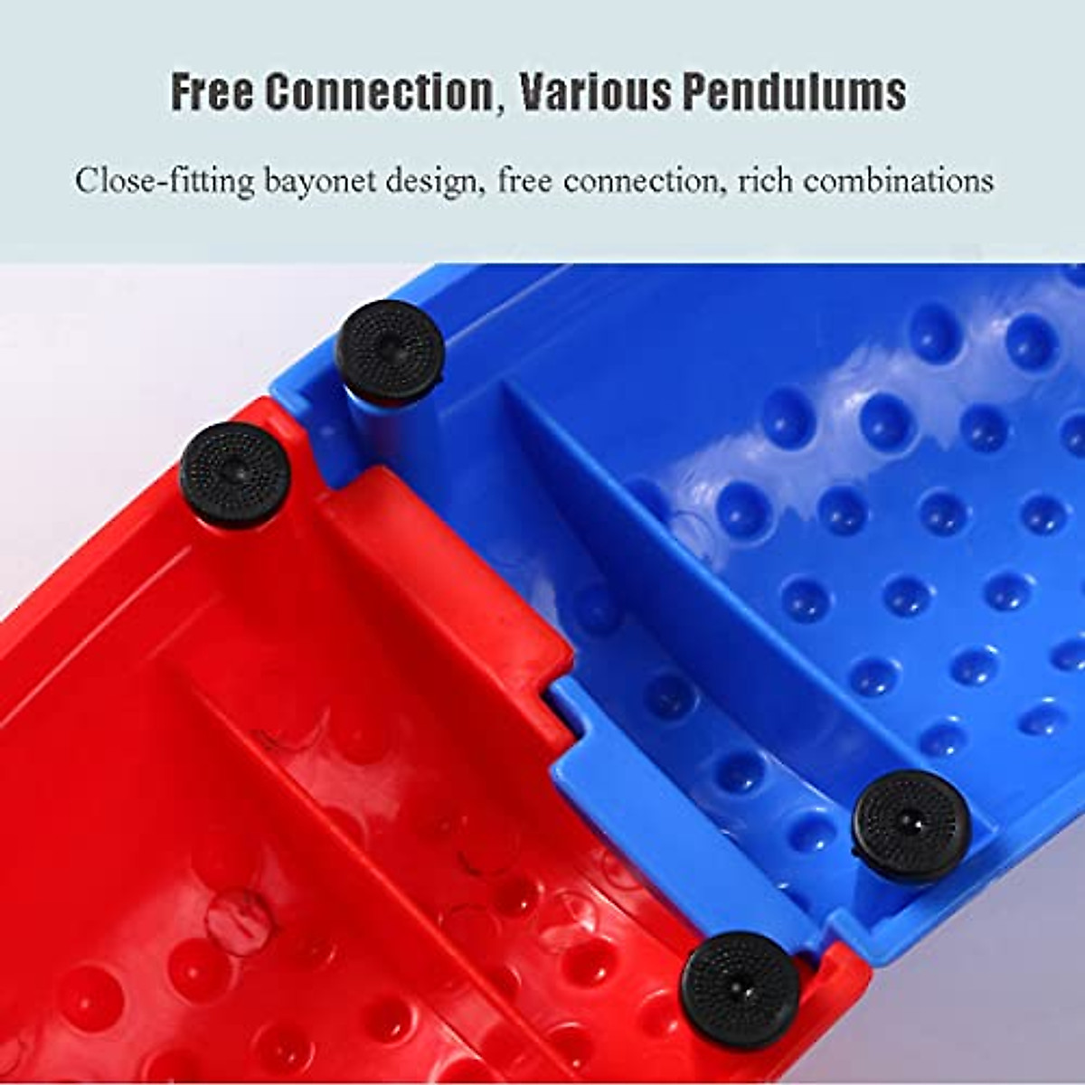 Balance Beam for Kids, 20Pcs Anti-Slip Stepping Stones for Kids, Montessori Sensory Toy Balance Board Gymnastics Obstacle Course for Home Gym Playground