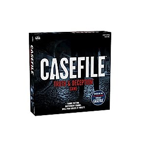 Goliath Casefile: Truth & Deception Game - Based On Hit Crime Podcast Casefile - Replayable Strategy Game, Ages 12 and Up, 3-4 Players , Black, Medium