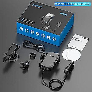 Magift Bluetooth Car Adapter-PD 20W Car Bluetooth Adapter,【Air Vent & Dashboard】Phone Holder,AUX FM Bluetooth Transmitter With Strong Microphone & HiFi Deep Bass Sound,Hands-free Calls & Music Player.