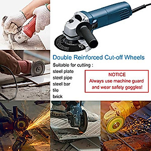 M-jump 10 PCS CUT OFF WHEELS 3" x 1/16" x 3/8" - For Cutting All Steel and Ferrous Metals.10-Pack