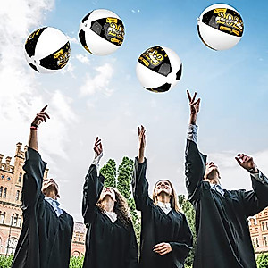 Fovths 6 Packs Graduation Beach Ball 2023 Graduation Party Supplies Large Beach Ball Class of 2023 Beach Supplies for Summer Pool Beach Indoor Outdoor Water Games
