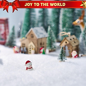 JOYIN Christmas Snow Blanket Roll (15In x 10Ft), 3 Pcs Soft Thick Artificial Snow Blanket, Snow Rolls, Snow Sheets, Fake Snow Cotton Fabric for Holiday Winter Christmas Table Decorations