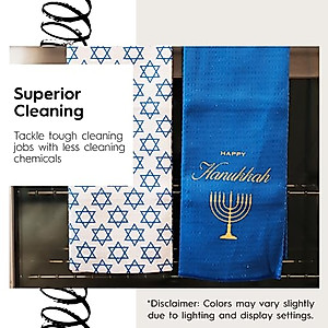 GEOMETRY Christmas Kitchen Towels - Quick Dry Microfiber Cloth Dish Towels for Kitchen Drying - Premium Quick Dry Towel (Classy Christmas, 1 Pack)