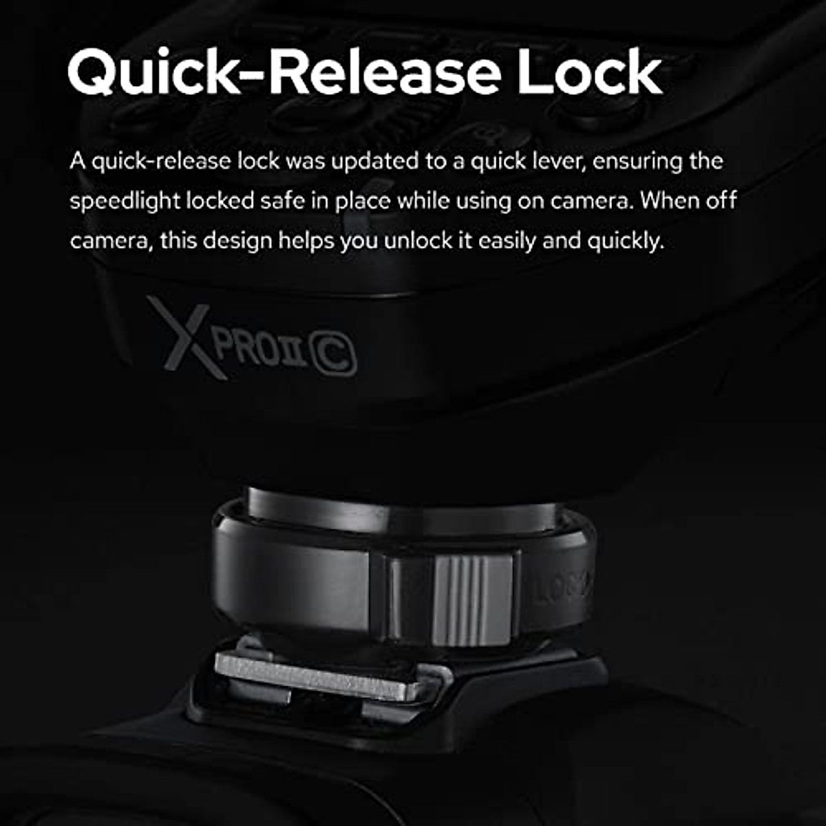Godox XProII XProII-S XProIIS Flash Trigger for Sony TTL Wireless Transmitter 2.4G HSS 1/8000S Bluetooth Connection, New Hotshoe Locking Large Screen Trigger for Sony Cameras (XPro Xpro-S Upgraded)