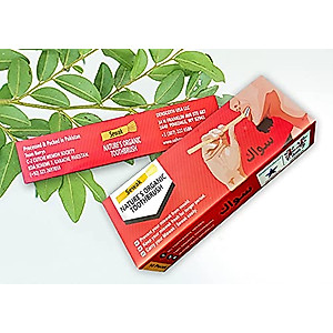 SEWAK Miswak Sticks for Teeth Natural Toothbrush | مسواك | Siwak Organic Wooden Tooth Brush Oral Teeth Whitener with Holder | Vacuum Sealed (10 Pack)