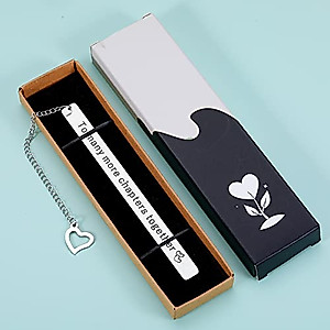 Valentines Gifts for Women Men Anniversary Birthday Bookmark Gifts for Boyfriend Girlfriend Husband Wife Sweetest Day Wedding Engagement Gift for Groom Bride Fiance Fiancee Him Her Christmas Gift