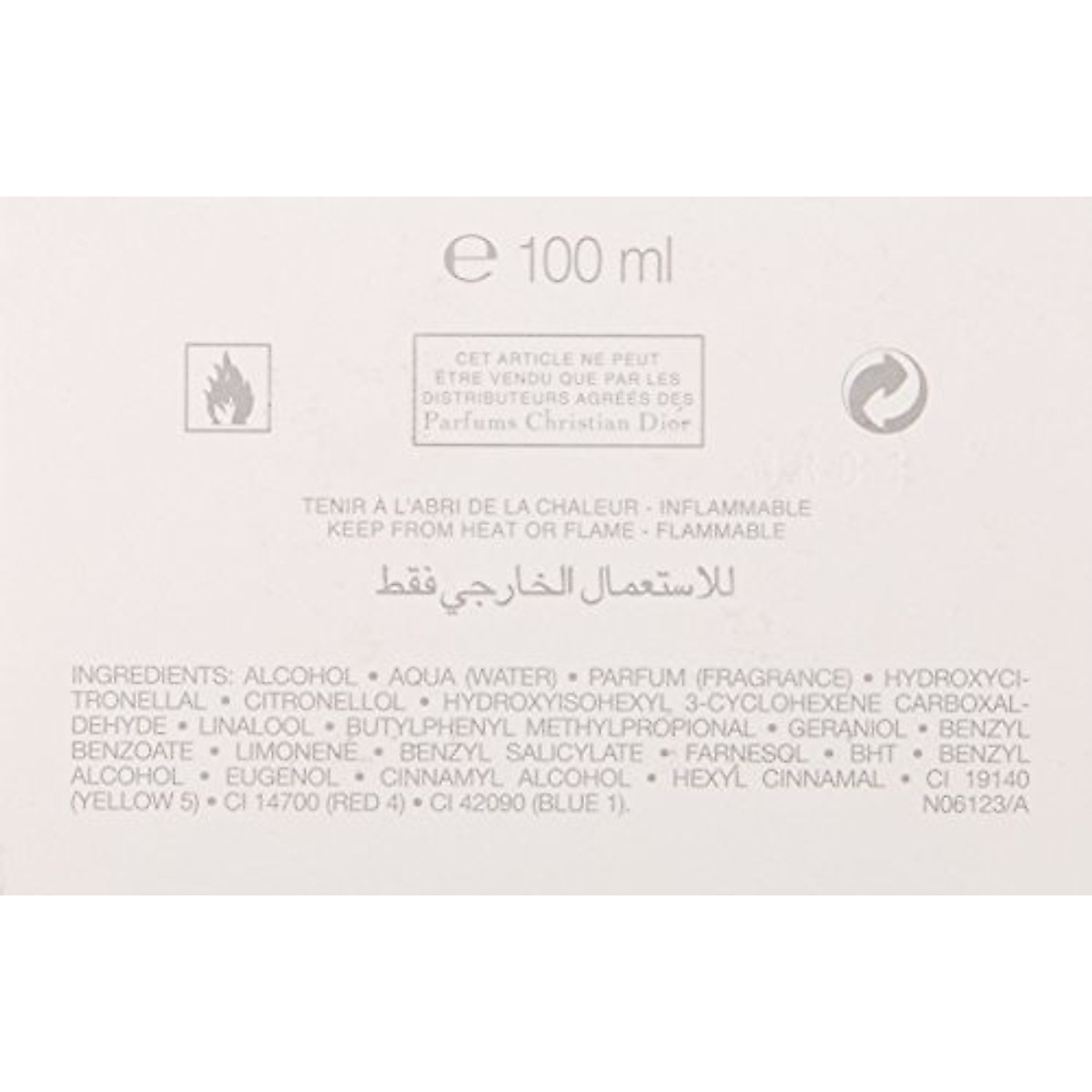 Diorissimo By Christian Dior For Women. Eau De Toilette Spray 3.4 Oz