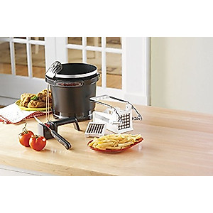 Gran Pappy Deep Fryer 1500 W Non-Stick Inside & Out Gray