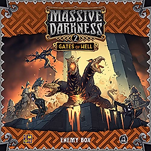 Massive Darkness 2 Gates of Hell Enemy Box Expansion | Tabletop Miniatures Game | Cooperative Strategy Game for Adults and Teens | Ages 14+ | 1-6 Players | Average Playtime 60 Minutes | Made by CMON