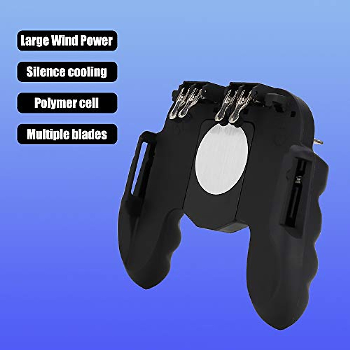 Jopwkuin Game Auxiliary Key, Heat Dissipation Gamepad Comfortable Grip for Mobile Phone,for Entertainment