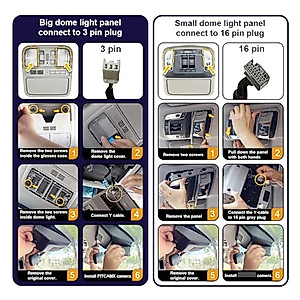 Fitcamx 4K DVR Dashcam Car Camera Video Recorder Compatible with Ridgeline 2020-2023/ Compatible with Pilot 2016-2022/ Passport 2019-2023 (Color : DZ-0337, Size : 4K Dual Cam 128GB)