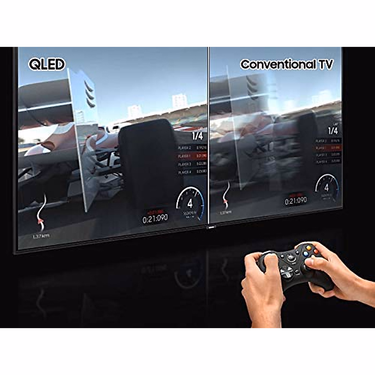 Samsung QN82Q60RAFXZA Flat 82-Inch QLED 4K Q60 Series (2019) Ultra HD Smart TV with HDR and Alexa Compatibility