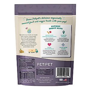 Petipet Omega 3 for Dogs - Skin, Coat, Brain and Heart Health Supplement - for Dry, Itchy, or Flaky Skin - Allergies and Itch Relief Chews - DHA and EPA Omega 3 Fatty Acids from Marine Algae