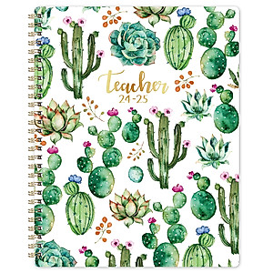 2024-2025 Teacher Planner - Lesson Planner 2024-2025 from Jul 2024 - Jun 2025, 8'' x 10'', Lesson Plan Book, Weekly & Monthly Lesson Planner with Quotes
