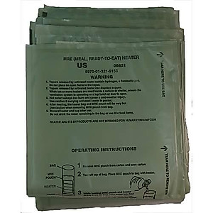 12-Pack of New Real Military Surplus Current Edition FRH Heaters (MRE heaters)